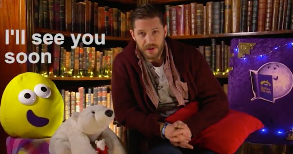 Guys Tom Hardy Is Reading Another Bedtime Story And Were Totally Not