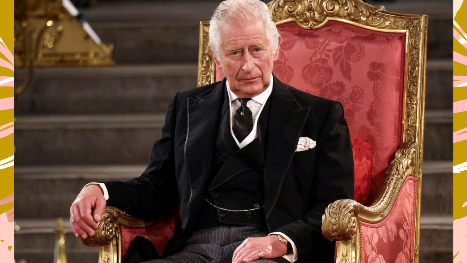 King Charles Wears Indigenous Bracelet in PortraitHelloGiggles King Charles Wears Indigenous Bracelet in PortraitHelloGiggles